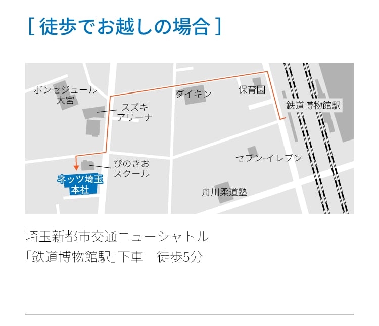 本社へのアクセス | ネッツトヨタ埼玉